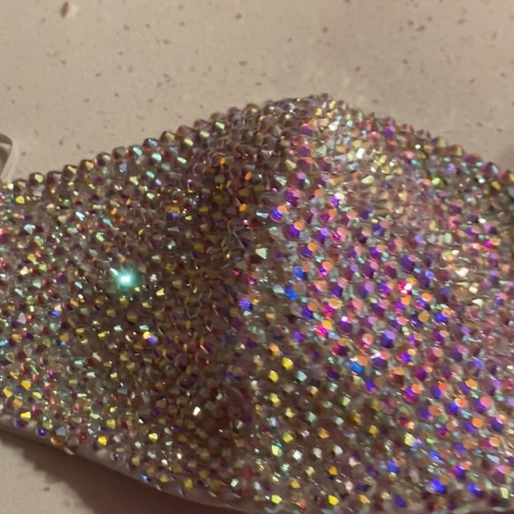 Swarovski | Accessories | Handmade Swarovski Crystal Face Mask | Poshmark